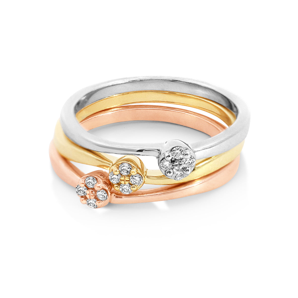 Dreamtime 0.15ct Australian Natural Diamond 3 Ring Set – My Jewellery Shop